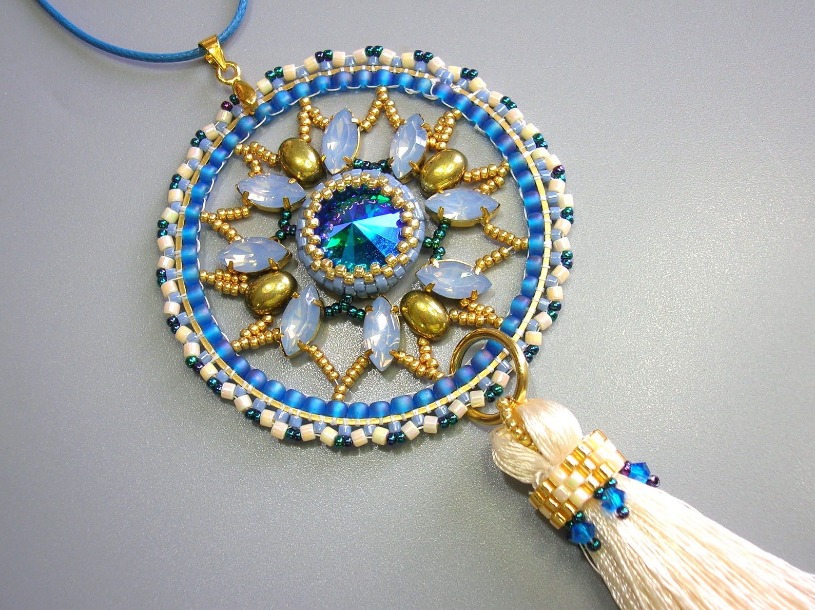 Tutorial jupiter Mandala Navette Delica Samos Rivoli | Etsy