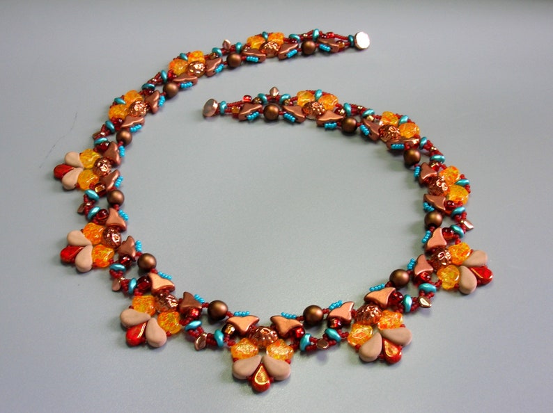 Tutorial Necklace Tik-tak Amos Ginko Gekko Paisley - Etsy