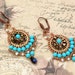 Tutorial - Victoria Earrings - Bicone Crystals, Pear Bead, Brass Hoop ...