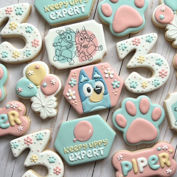 Bluey Cookies Personalized - Etsy