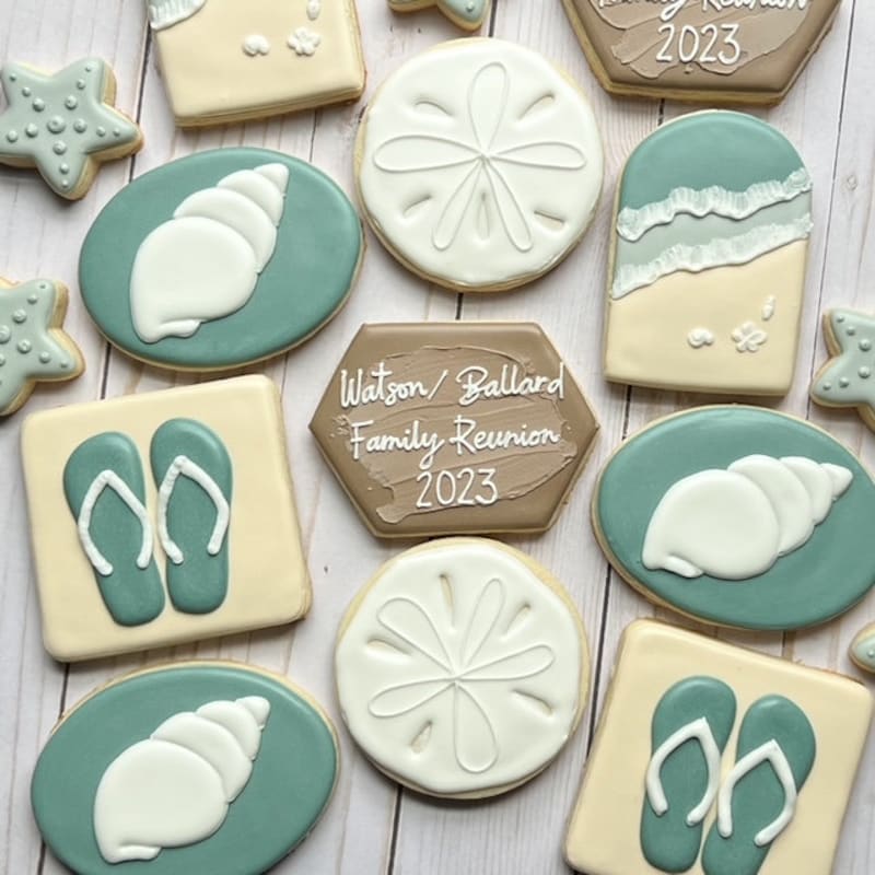 Beach Theme Cookies - Etsy