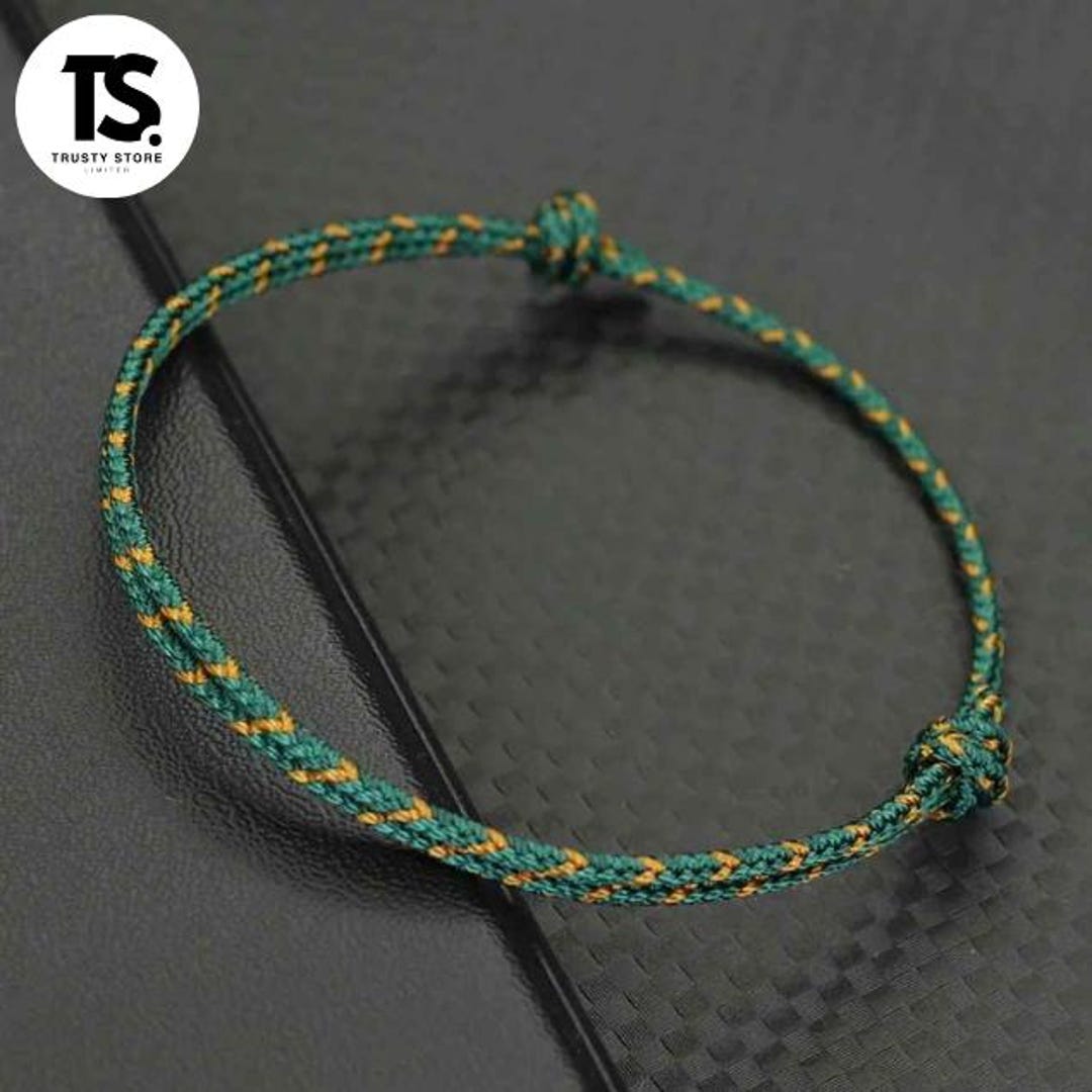 Minimalist Handmade Rope Bracelet | Simple Adjustable Unisex Style - Etsy