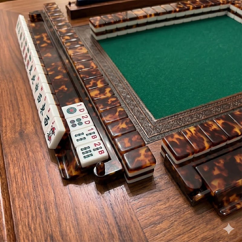 Luxury Mahjong Tiles Set - Etsy UK