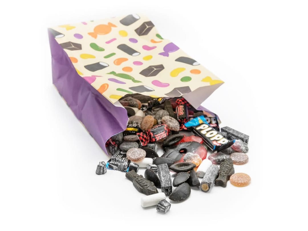Swedish Licorice Candy Mix, Scandinavian Lakrits Only, Salty Salmiak ...