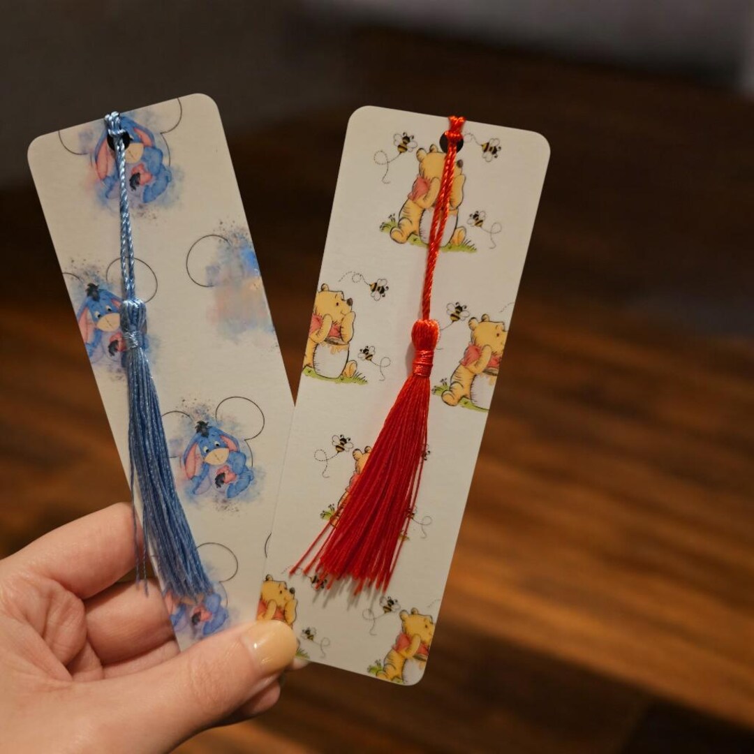 Winnie the Pooh & Eeyore Themed Bookmarks - Etsy