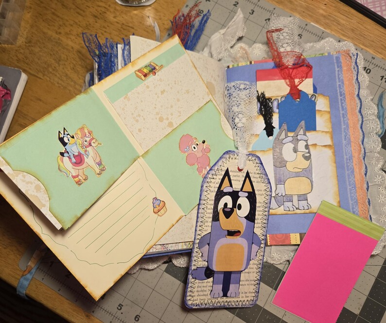Bluey Themed Junk Journal - Etsy