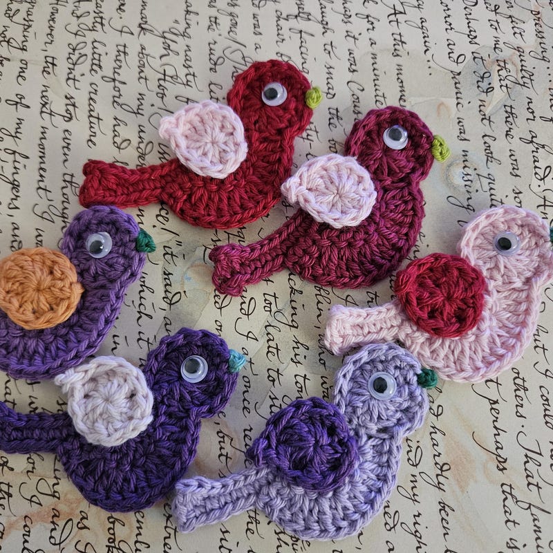 Bird Applique - Etsy