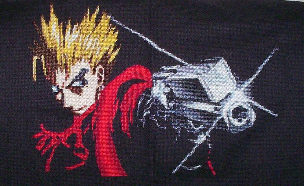 Vash the Stampede - Trigun - Cross Stitch Pattern - Etsy
