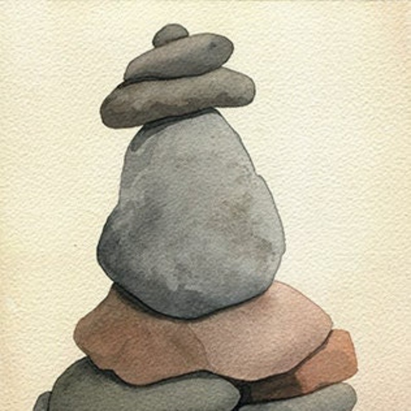 Rock Cairn - Etsy