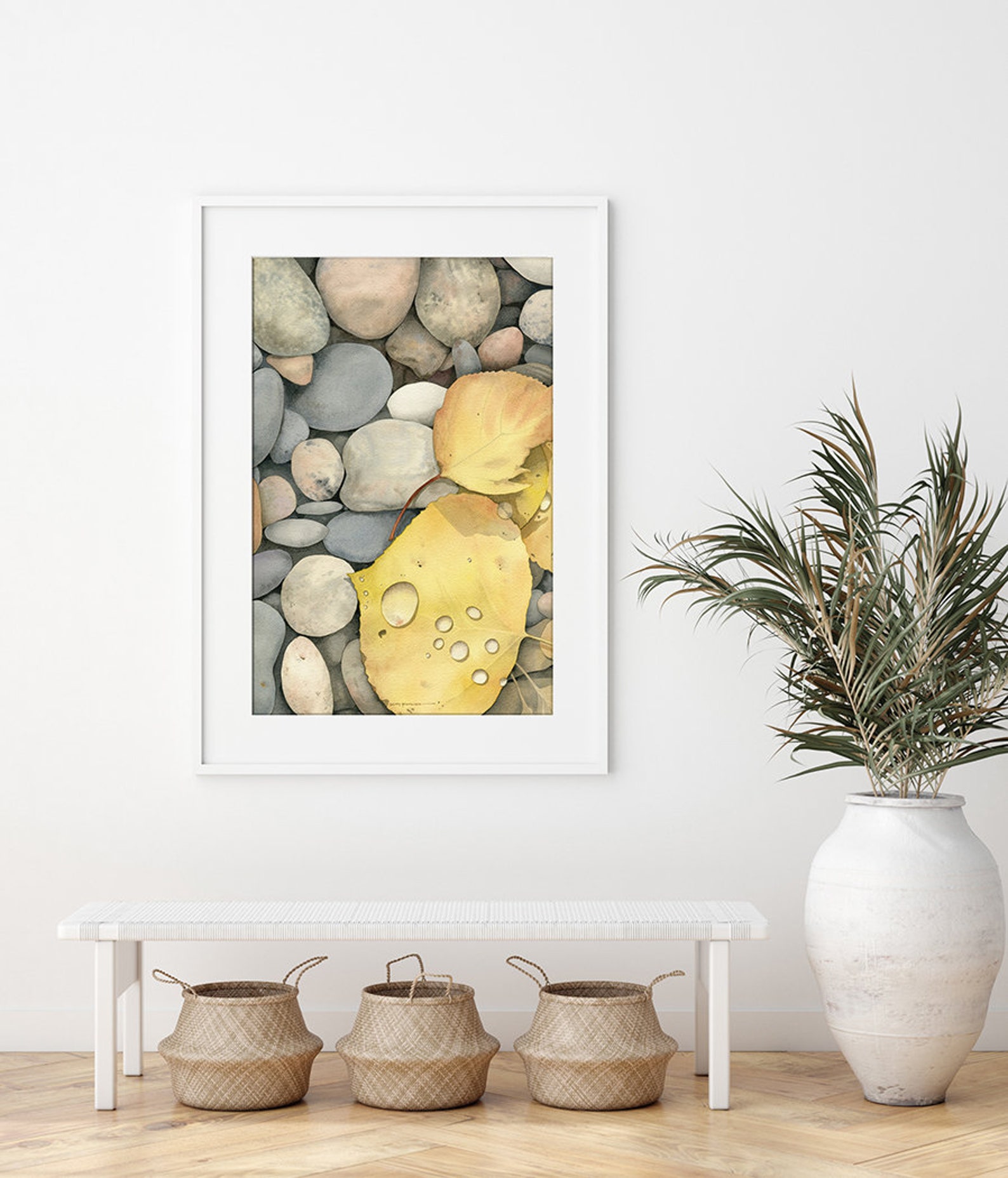 Aspen on the Rocks Digital Download Watercolor - Etsy
