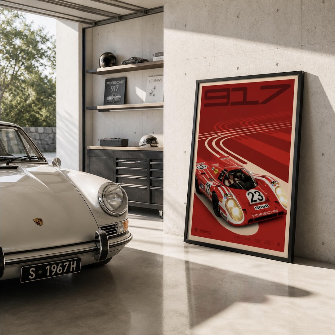 Porsche 917 Poster Series | 'salzburg' 1970 Le Mans - Etsy