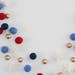 Gold Stars & Stripes Star Garland- Fourth of July Garland- Pom Pom ...