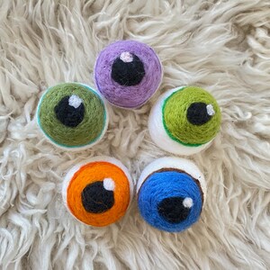 Needle Felted Eyeballs - 1.5 Inch Felt Eyes - Etsy