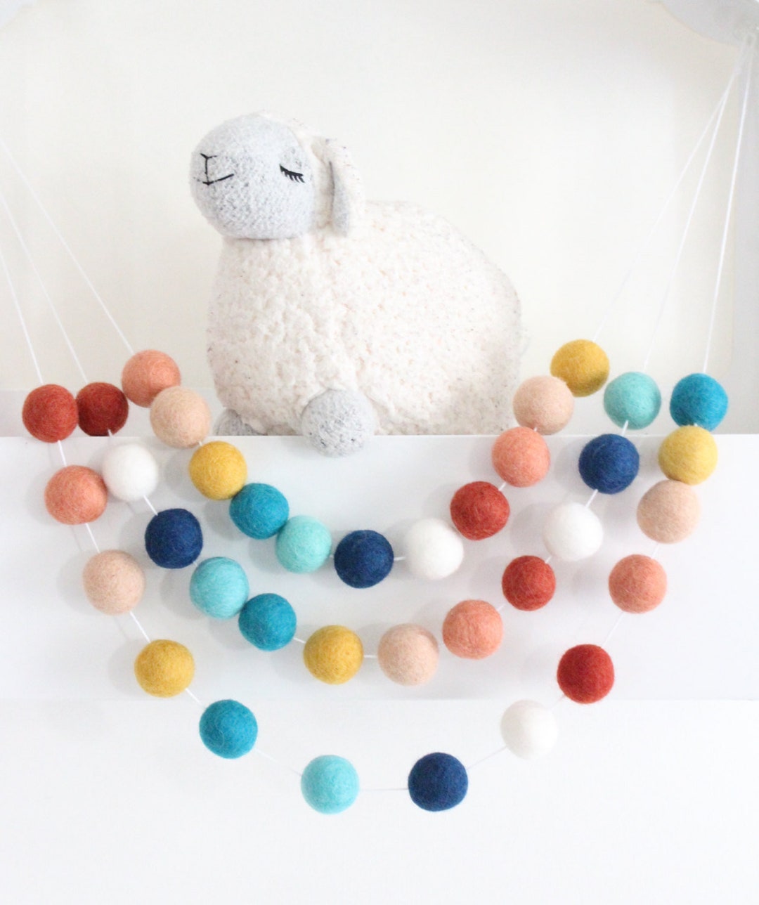 Southwestern Sky- Felt Ball Garland- Adventure Nursery- Boy Nursery ...