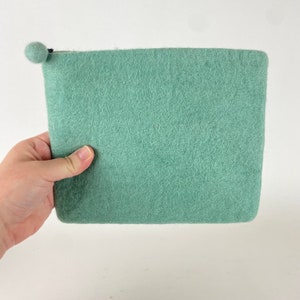 Wool Felt Zipper Pouch - Etsy