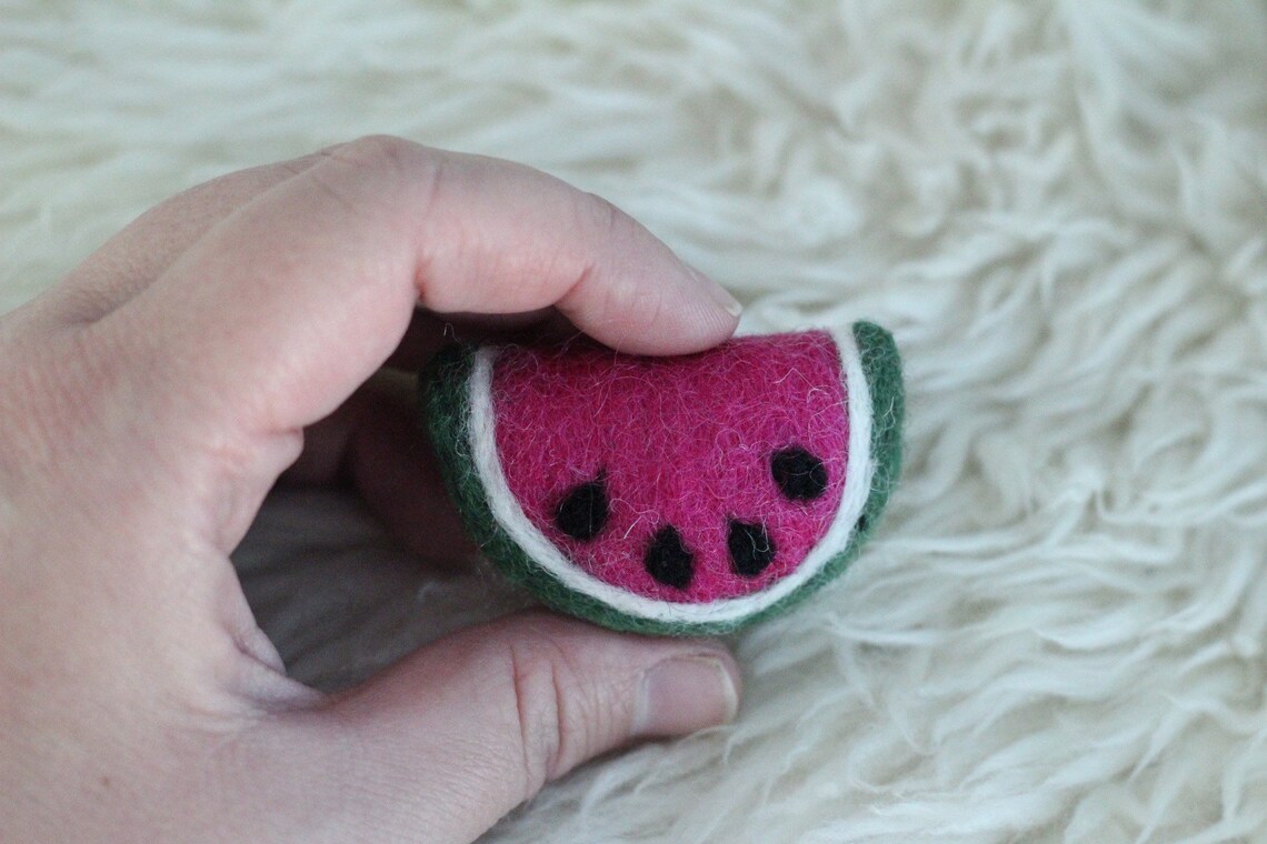 Felt Watermelon Slices - Etsy