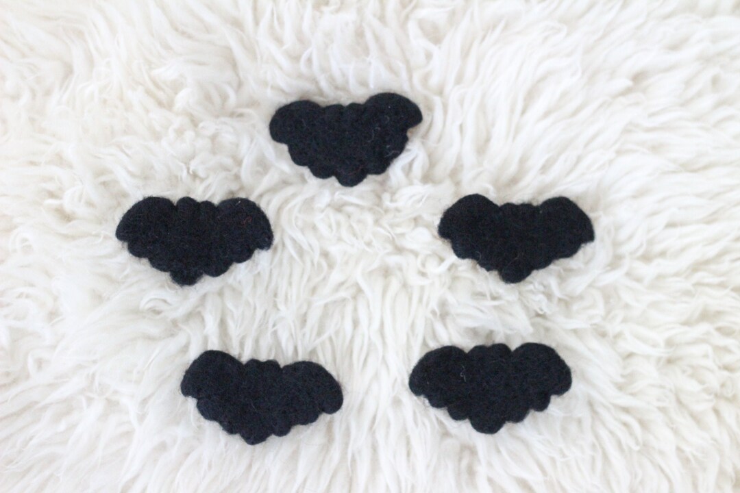 Wool Felt Bats - Set of 5 - Etsy