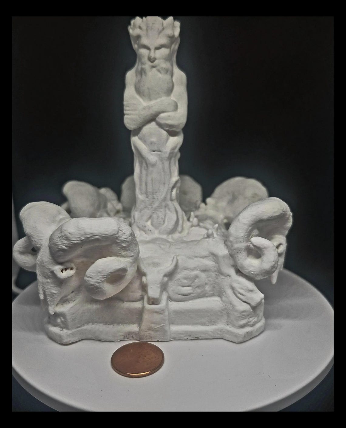 Pan Horned God Statue Dark Academia Gothic Altar Sculpture - Etsy Canada