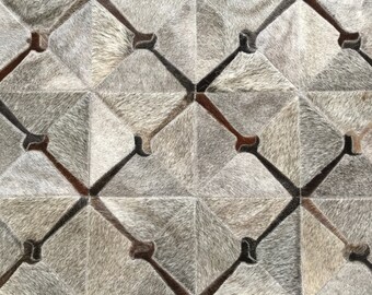 Gray Patchwork Rug | Etsy