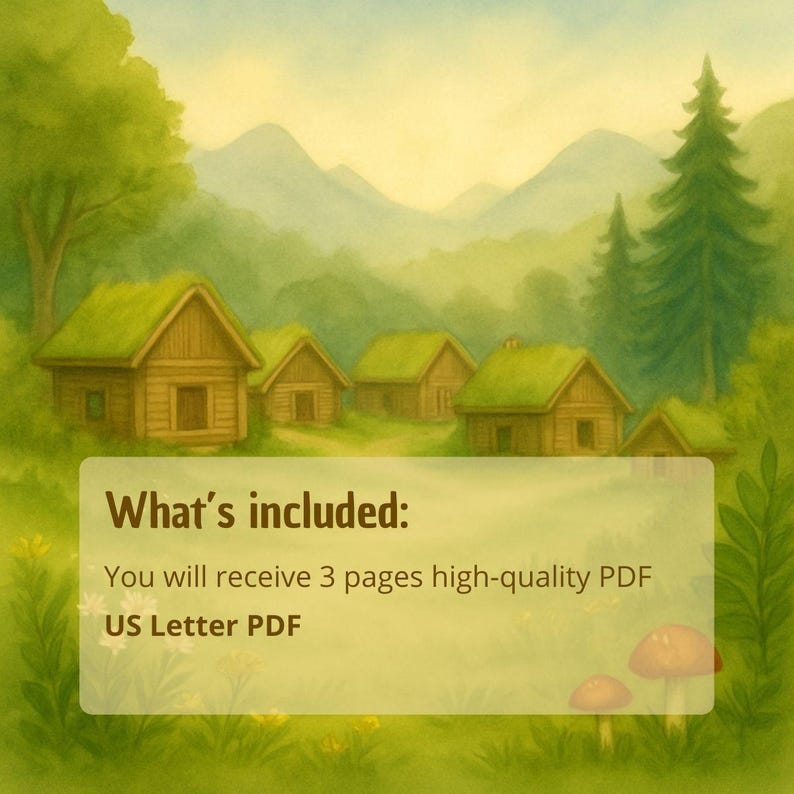 Norwegian Forest Treasure Hunt | Scavenger Hunt | Nature Activity Ages ...