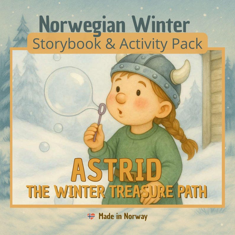 Norwegian Heritage Winter Storybook & Ice Crafts Activity Pack (digital ...