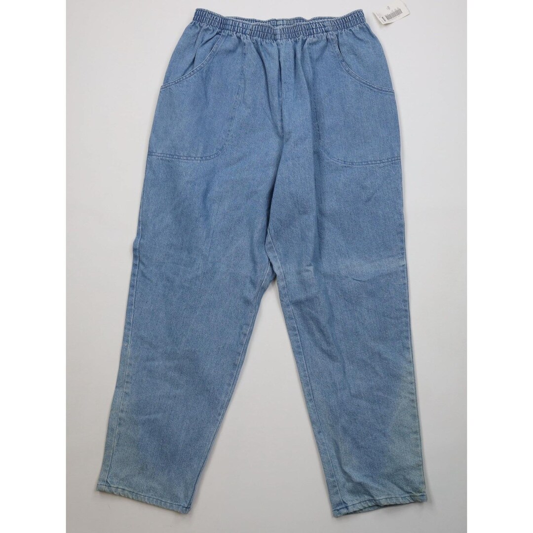 Deadstock Vintage 90s Streetwear Womens 18W Blank Relaxed Utility Jeans ...