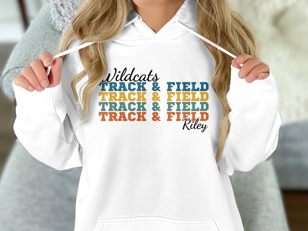 Personalized Track & Field Mom Sweatshirt, Track and Field Mom Shirt ...