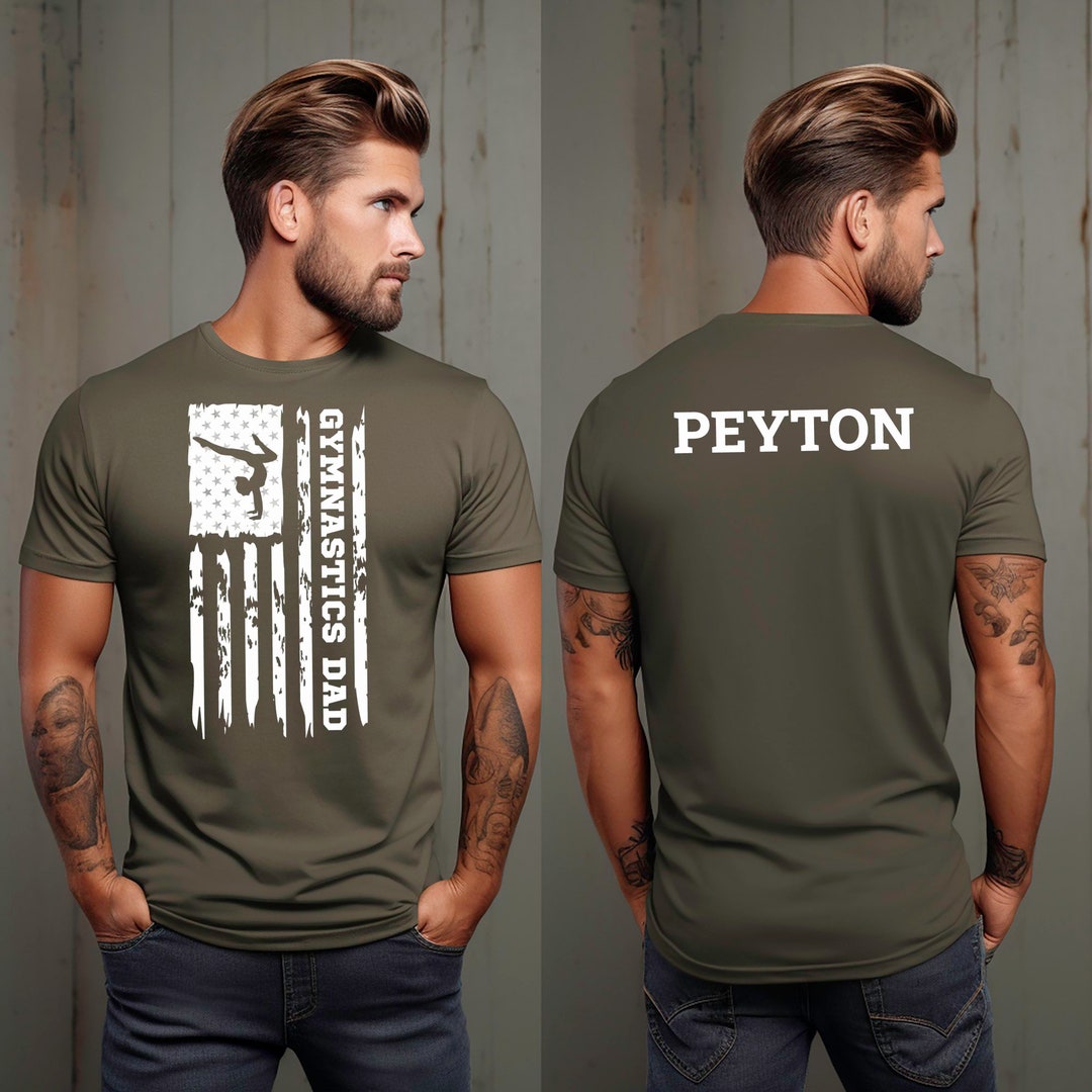 Personalized Gymnastics Dad Sweatshirt, Gymnastics Dad Shirt ...