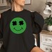 Irish Smiley Face Clover T-shirt, St. Patrick's Day Lucky Shirt, Happy ...