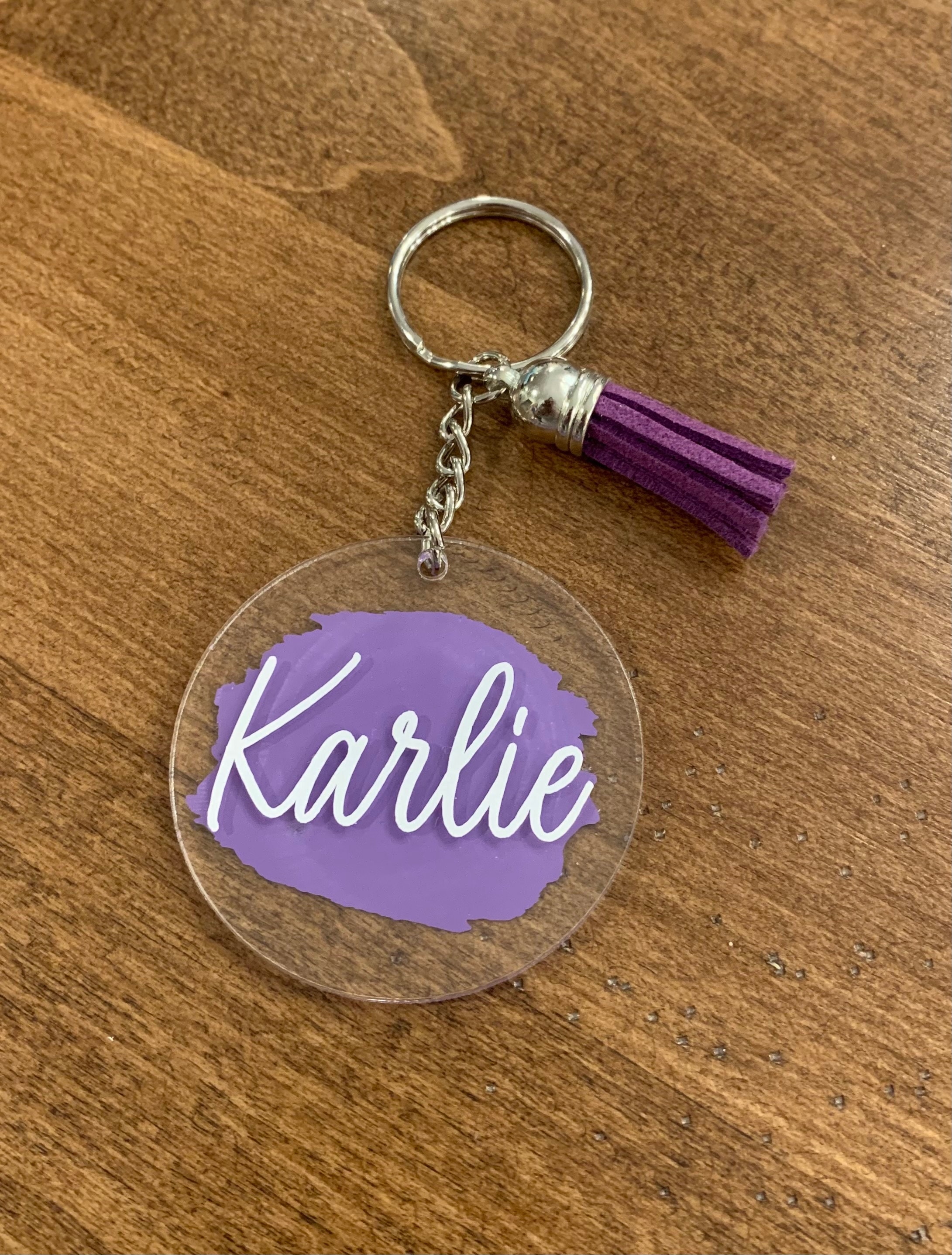 Personalized Acrylic Keychain - Etsy