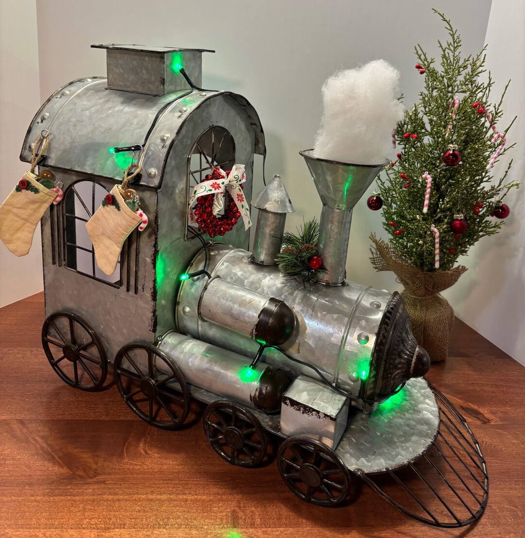 Christmas Train Vignette 11.5 Fashion Doll Size Furniture Dollhouse ...
