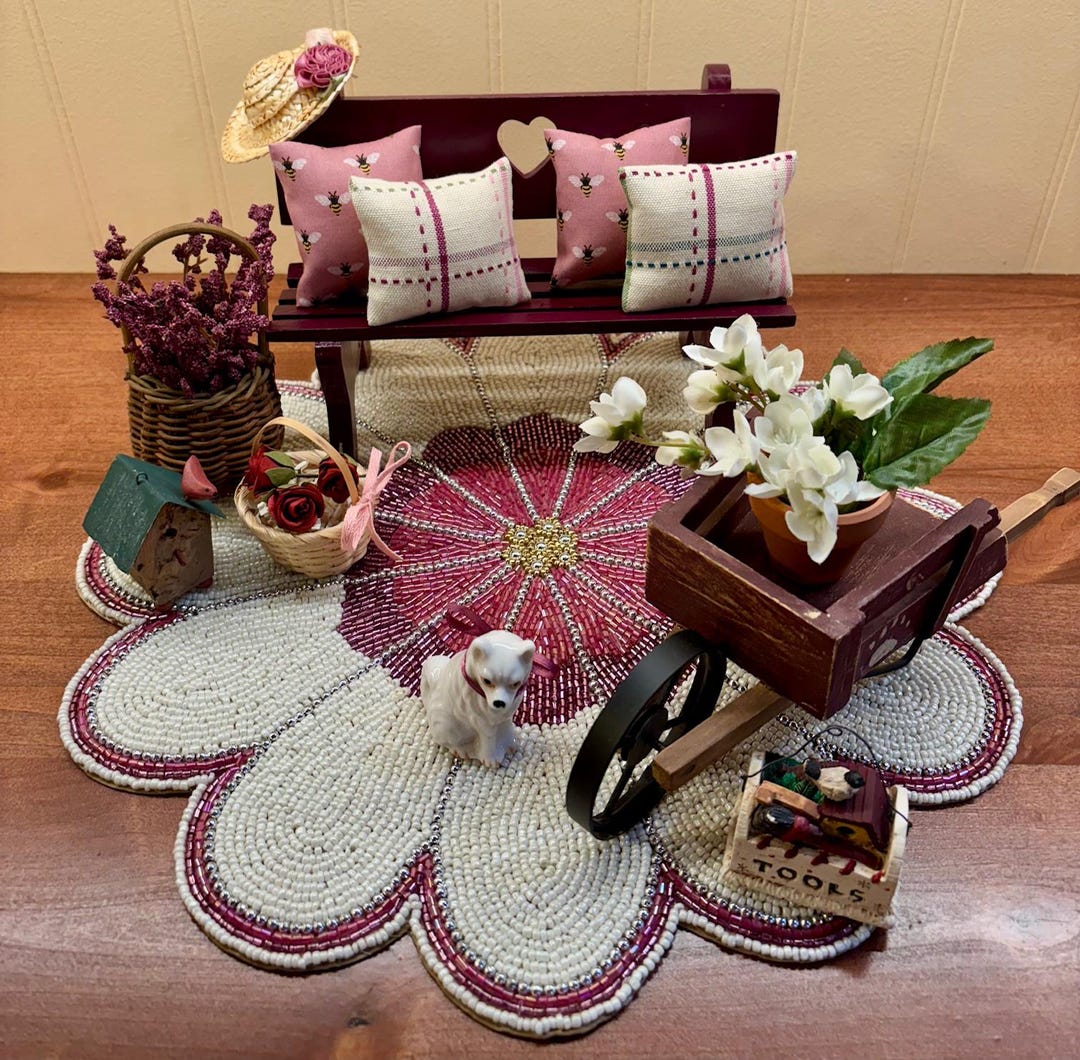 Bee & Benches Patio Vignette Garden 11.5 Fashion Doll Size Furniture ...