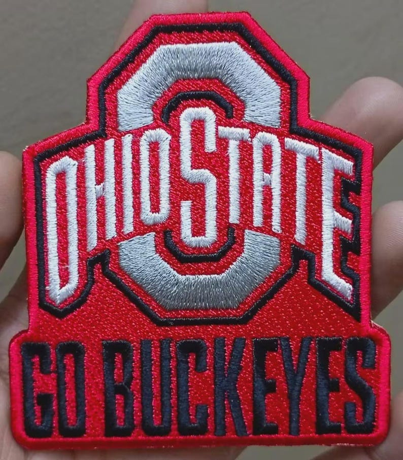 Ohio State Go Buckeyes Embroidered Patch - Etsy
