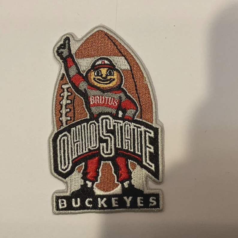 Ohio State Buckeyes Brutus Embroidered Patch - Etsy