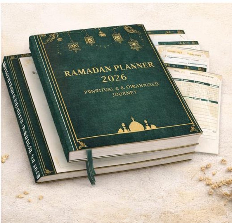 Ramadan Planner 2026 | Islamic Journal, Quran Tracker ,printable PDF ...
