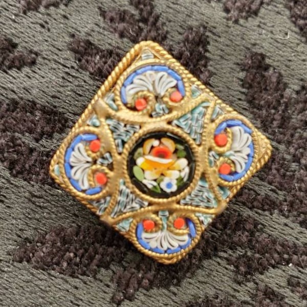 Micro Mosaic Pin - Etsy