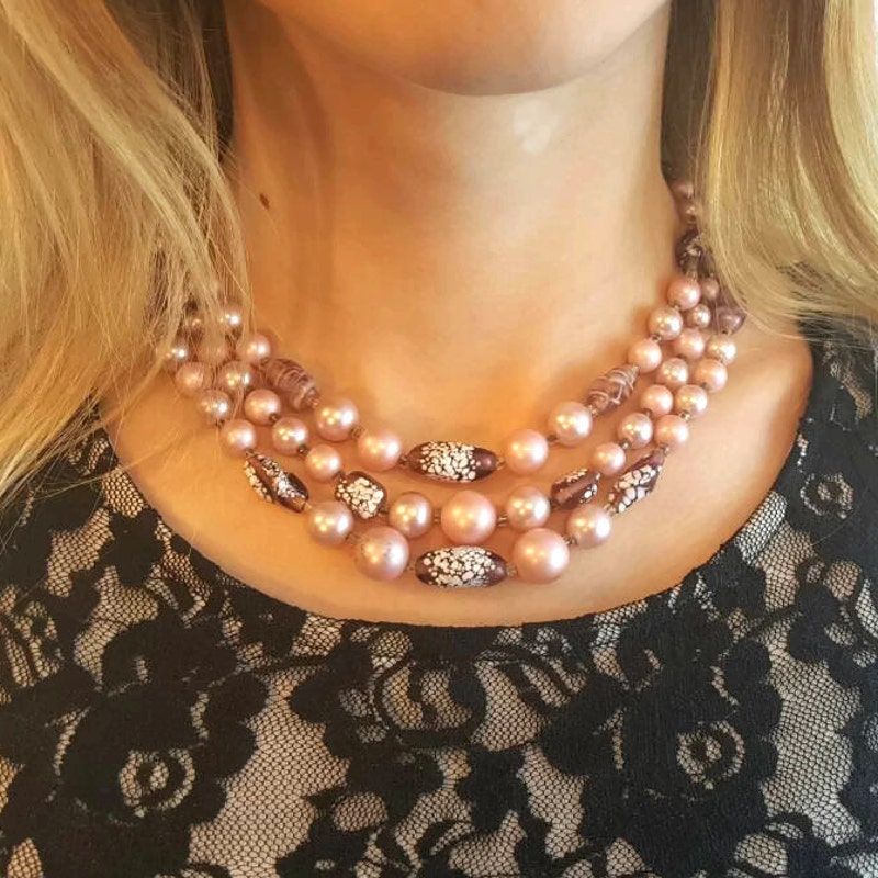 Multistrand Necklace - Etsy