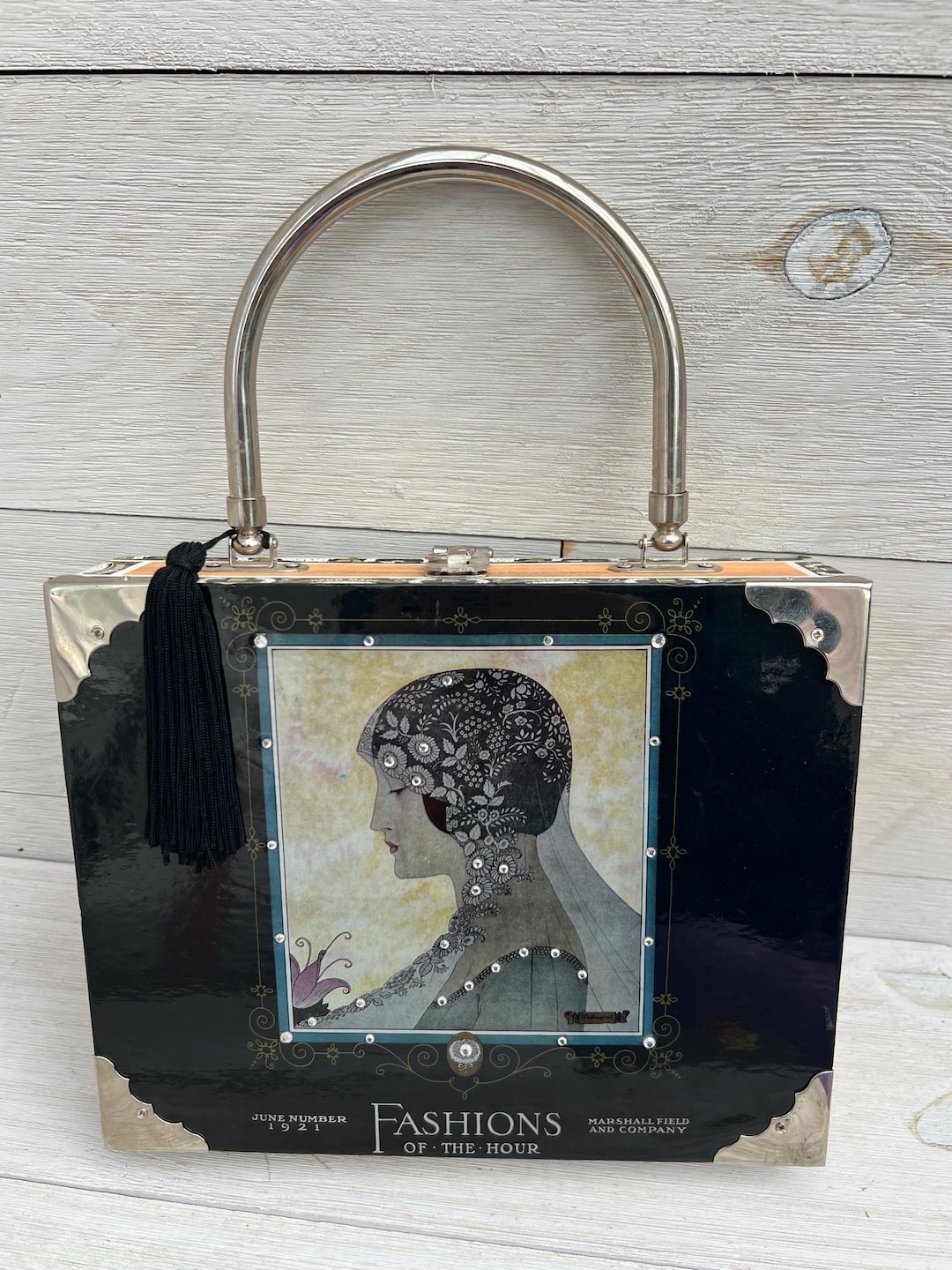 Cigarbox Art Deco Handbag Purse Unique Bags Cigar Box Handbags Cigar ...