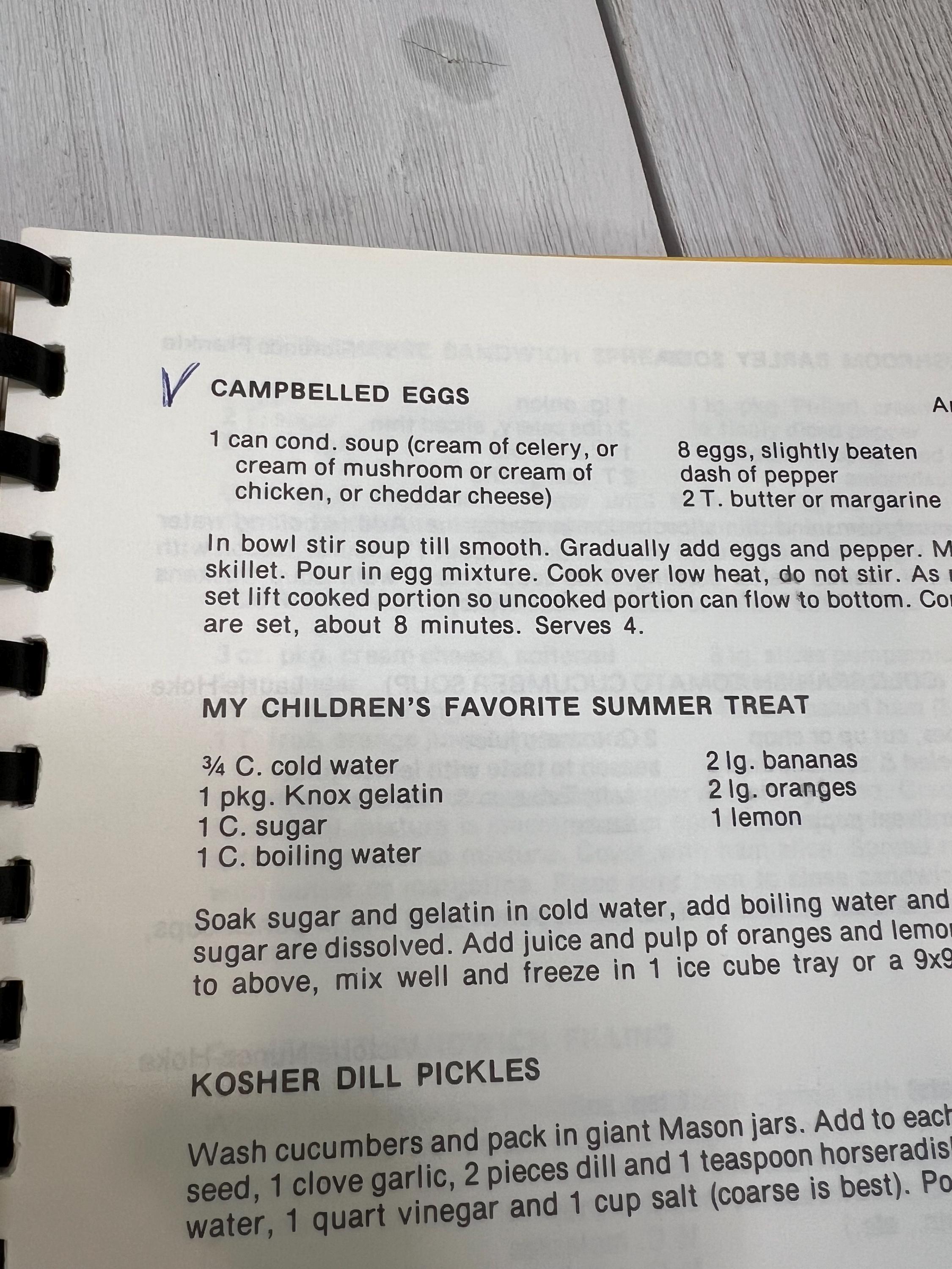 1976 Lorian Community Hospital Auxiliary Cook Book, Vintage Recipes ...