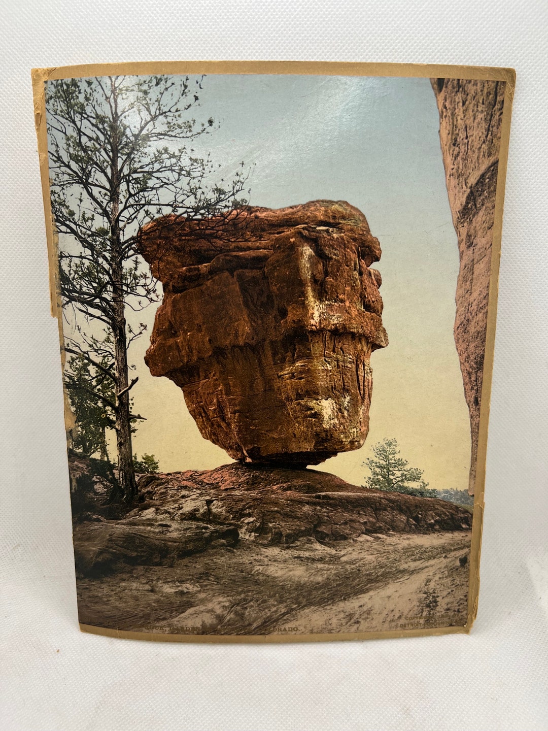 1908 Balanced Rock, Garden of the Gods, Colorado, Jumbo Postcard - Etsy