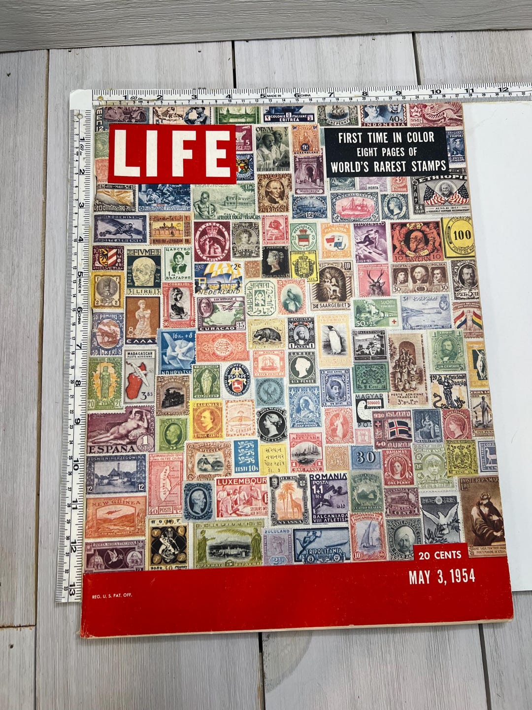 Original Life May 3 1954 Magazine, Worlds Rarest Stamps, Intact ...