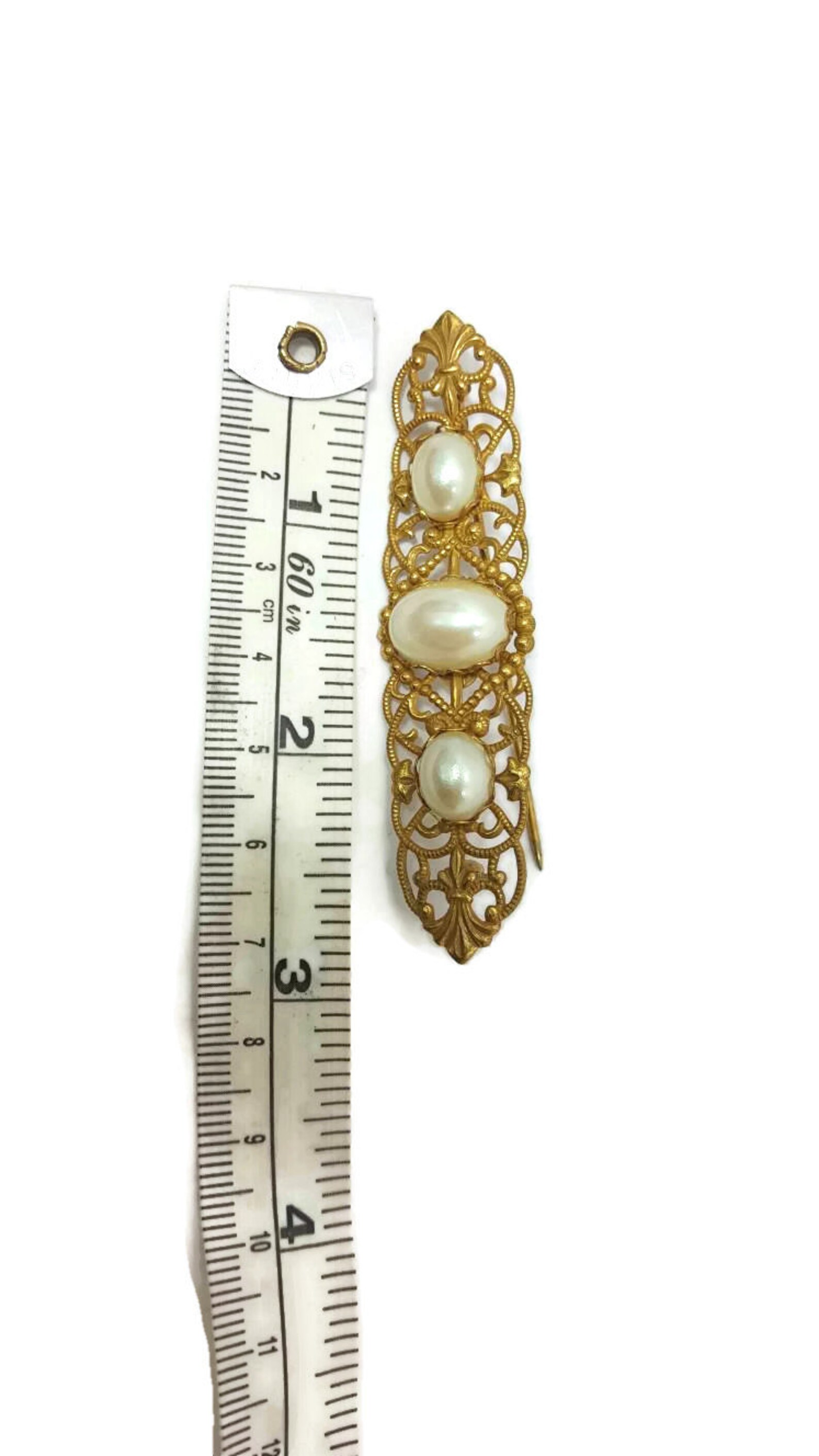 Miriam Haskell Brooch, Signed, Miriam Haskell, Vintage Jewelry, Antique ...