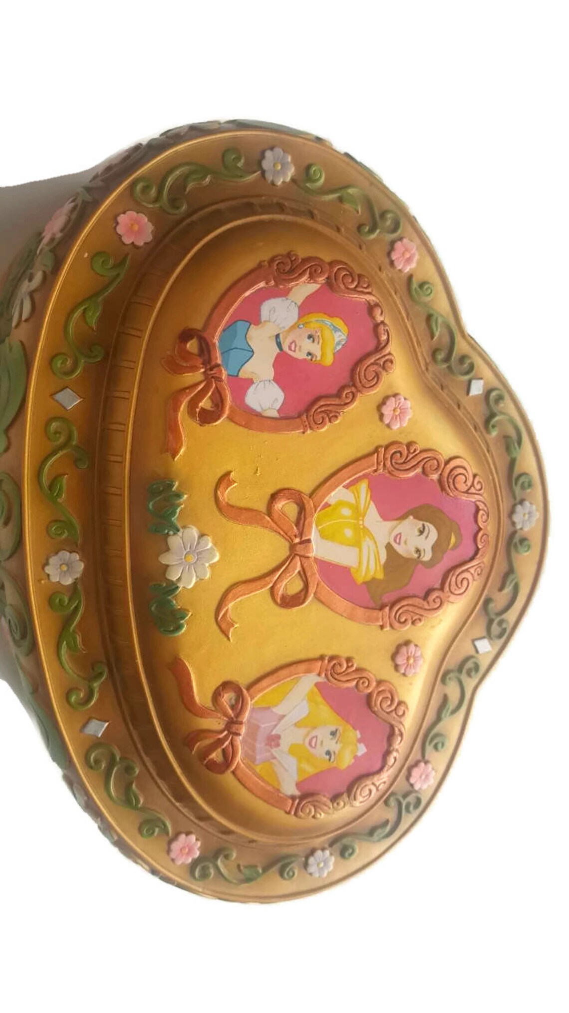 1991 Vintage Disney Music Box Beauty and the Beast Disney - Etsy Sweden