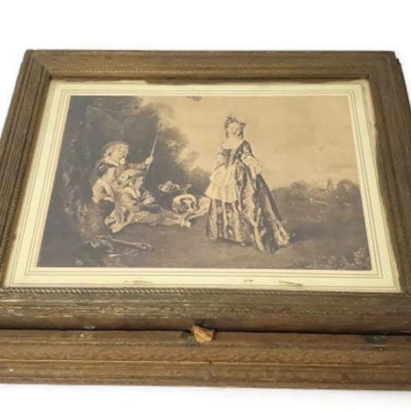 Antique Victorian Cardboard Box - Etsy