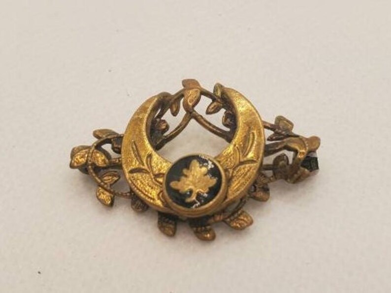 Antique Victorian Pin Early 1900s Rolled Gold Victorian - Etsy
