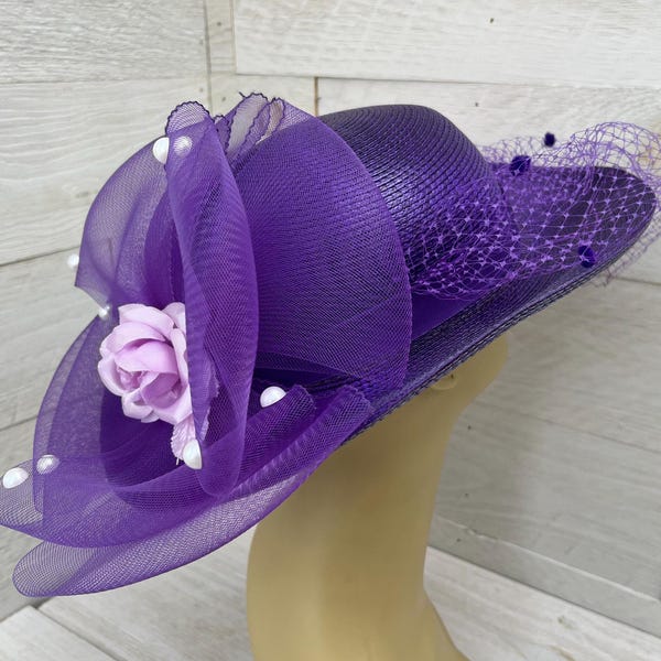 Purple Womens Hat - Etsy
