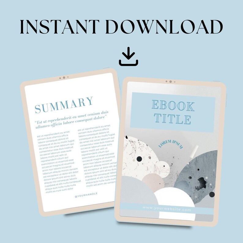 Canva Ebook Template – 35 Page Workbook & Lead Magnet (instant Download ...