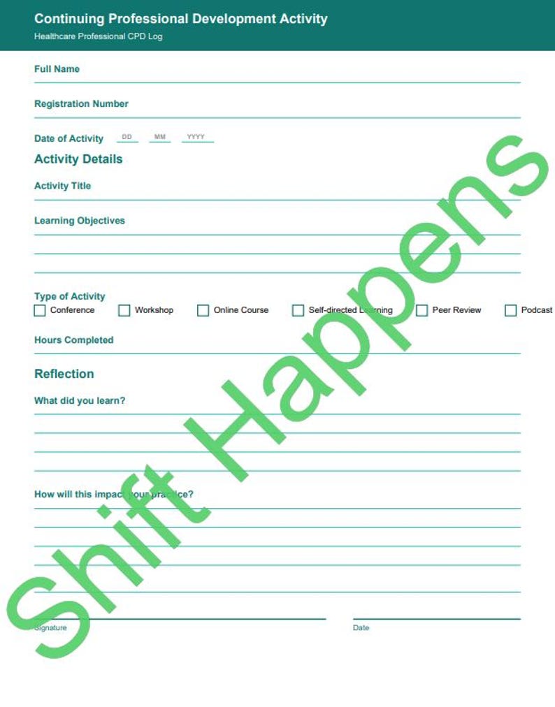 Ambulance Incident Reflection Template - Etsy