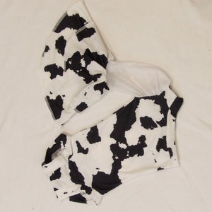One Shoulder Cow Print Leotard - Etsy