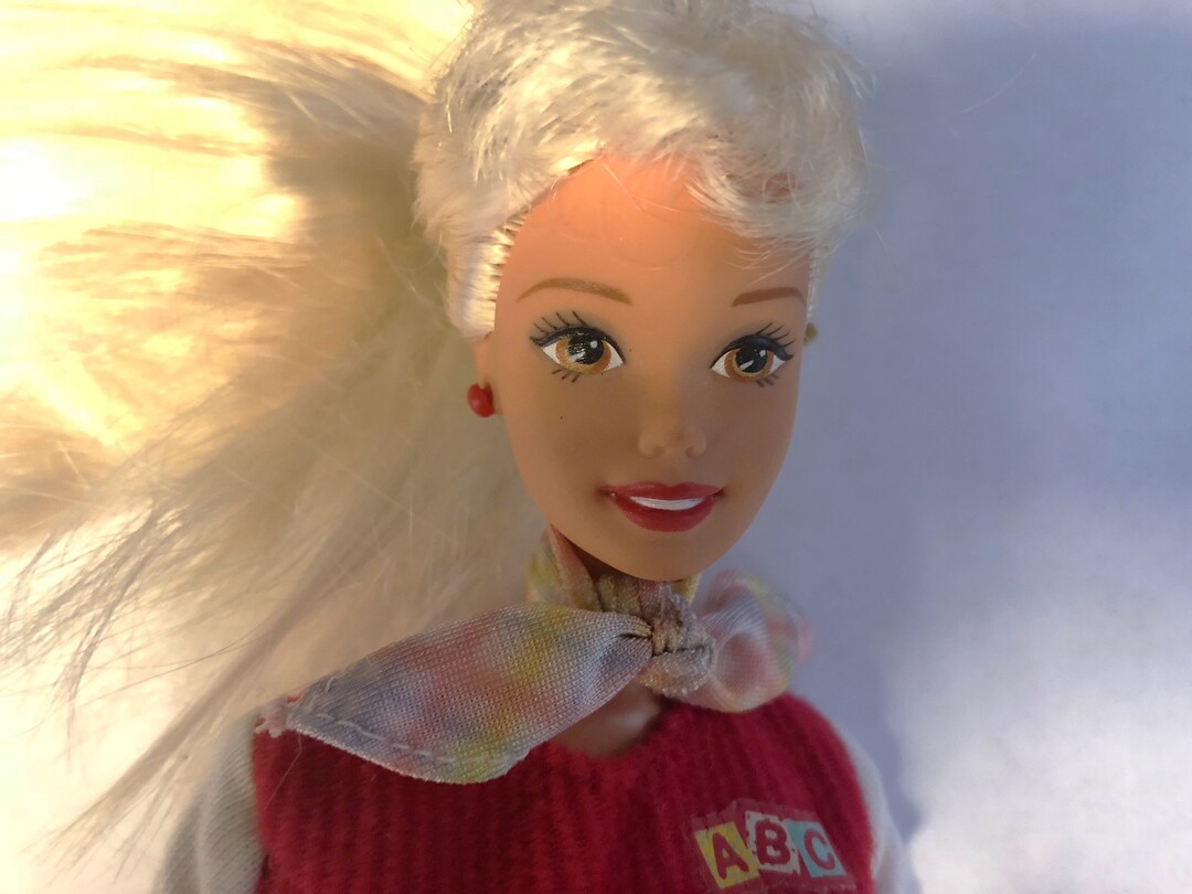 Vintage Barbie With Red Ring and Earrings, Original Clothes - Etsy